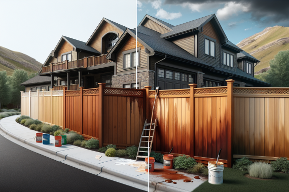 How to Stain a Wood Fence: A Step-by-Step Guide - Utah Fencing Company