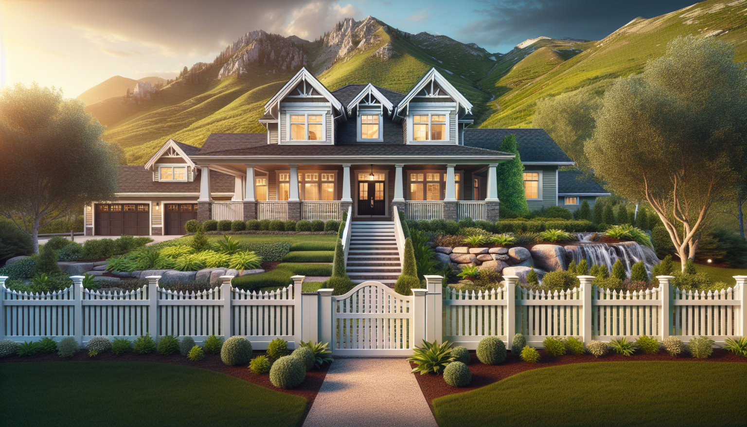 Transform Your Home's Exterior with a Classic Vinyl Picket Fence - Utah ...